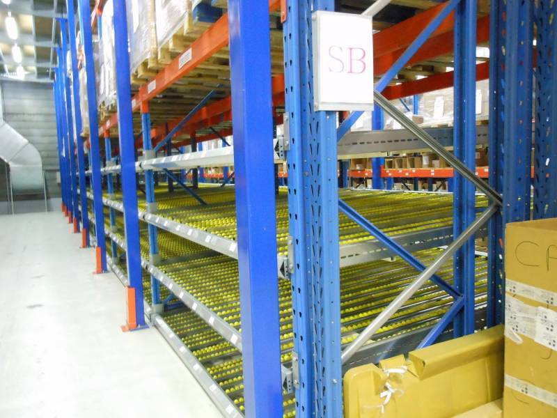 Rayonnage dynamique (FIFO) pour cartons Occasion | LSPartenaire